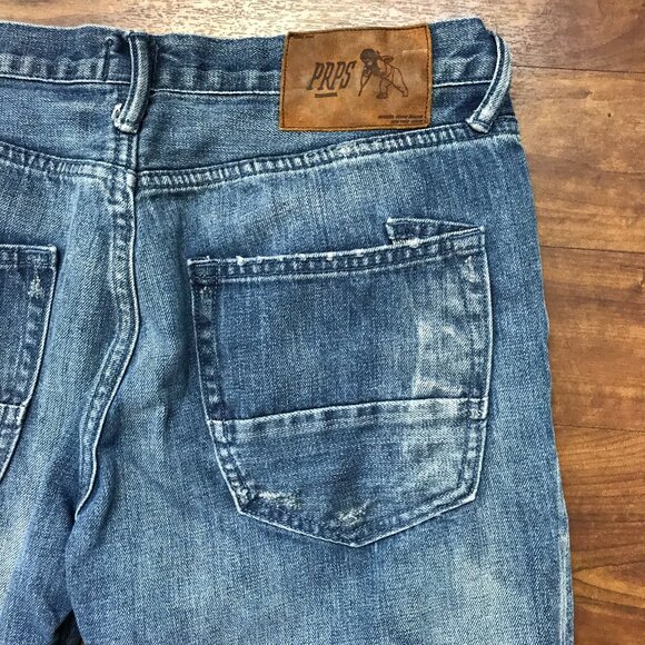 PRPS | Jeans | Prps Distressed Blue Ripped Shredded Skinny Jeans Size 3 ...